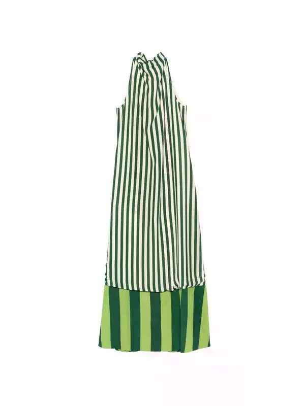 SIMONMILLER Mona Striped Midi Dress - Green