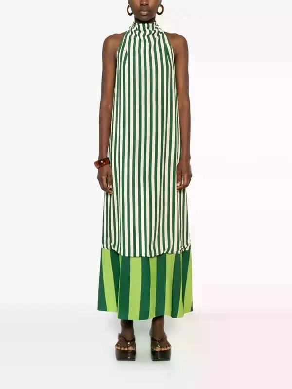 SIMONMILLER Mona Striped Midi Dress