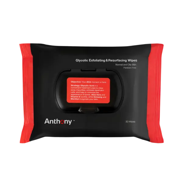 Anthony Glycolic Exfoliating & Resurfacing Wipes - One-color