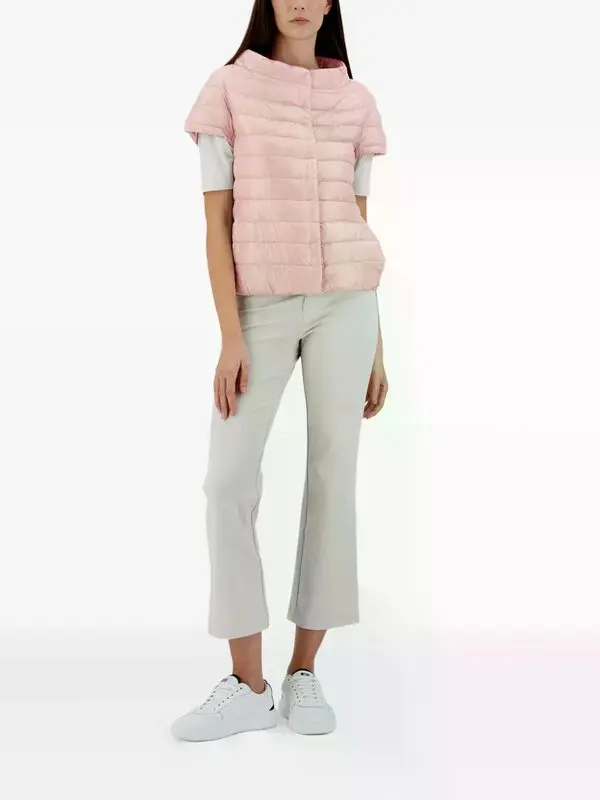 Herno Quilted Short-sleeve Jacket - Pink