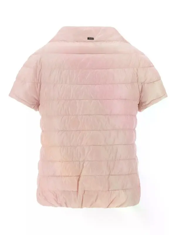 Herno Quilted Short-sleeve Jacket - Pink