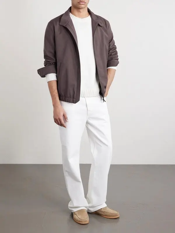 Canali Impeccabile Wool Bomber Jacket