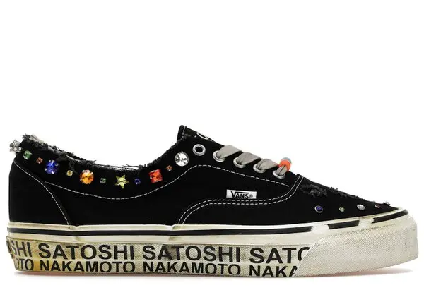 VANS Otw Era 95 Satoshi Nakamoto Lucky Charm Sneakers - Black