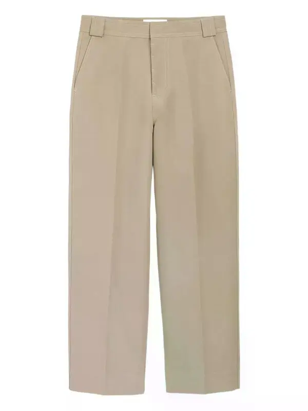 Ami Baggy Belt Trousers - Neutrals