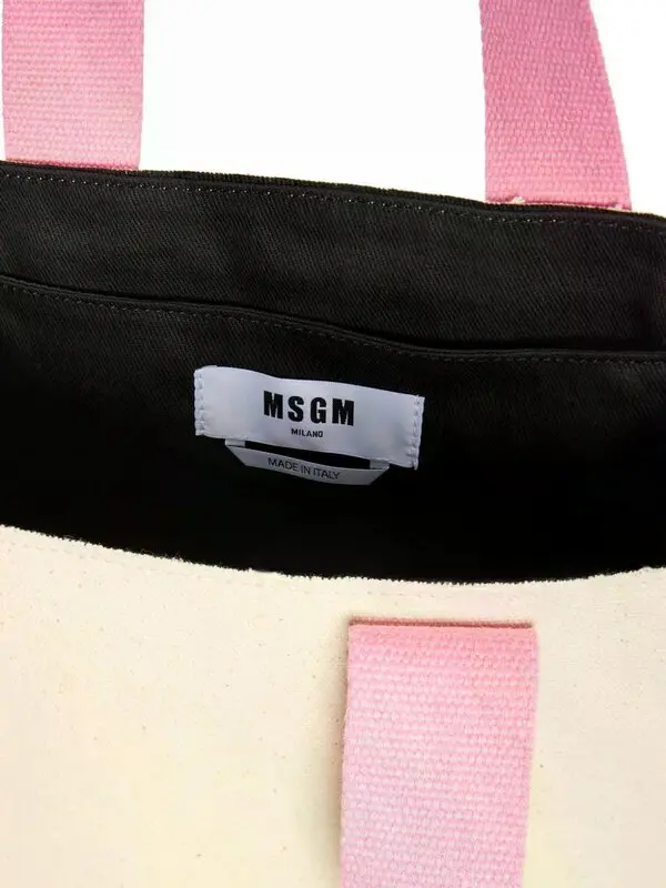 MSGM Floral-print Tote Bag