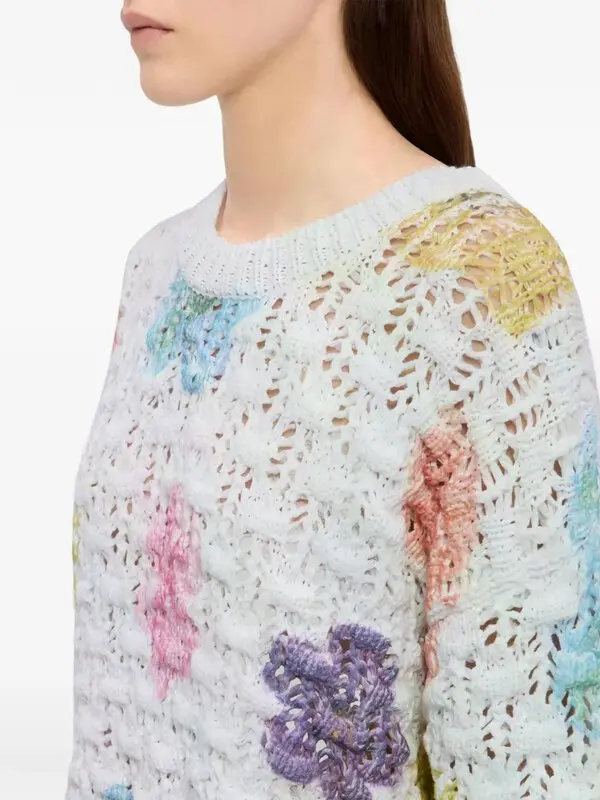 MSGM Floral Sweater