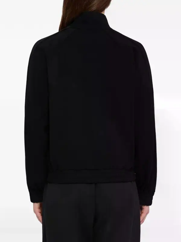 MSGM Embroidered Zip Sweatshirt