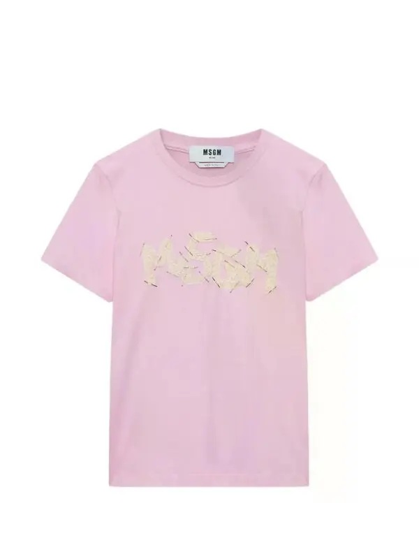 MSGM Embellished T-shirt