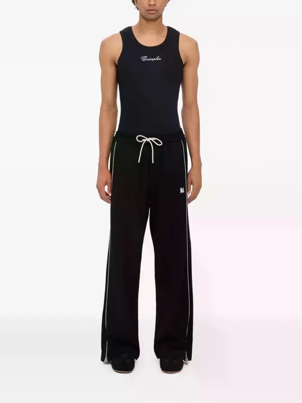 MSGM Mwave-embroidery Track Pants