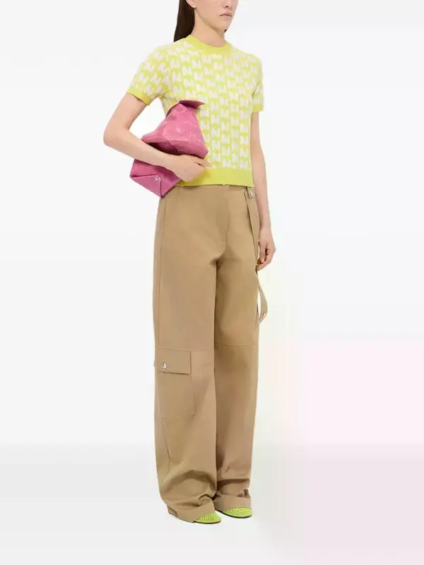 MSGM Patterned Knitted Top