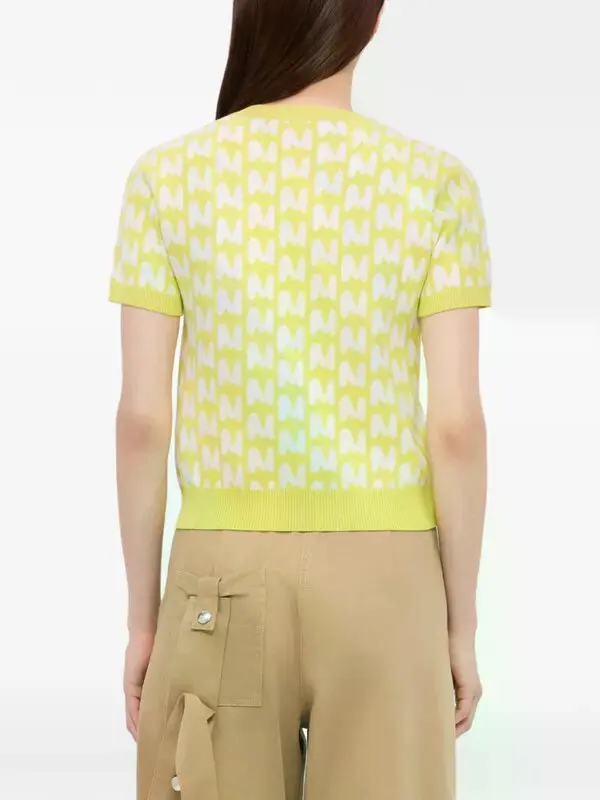MSGM Patterned Knitted Top