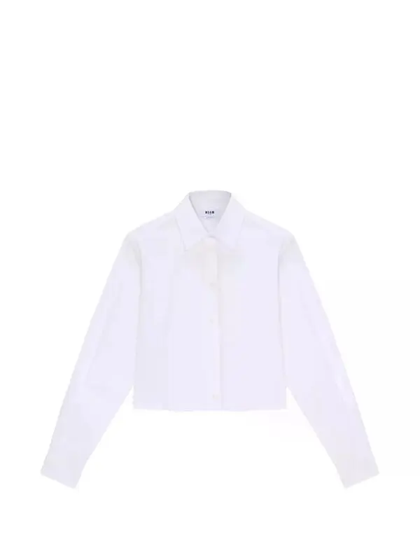 MSGM Collared Long Sleeve Shirt