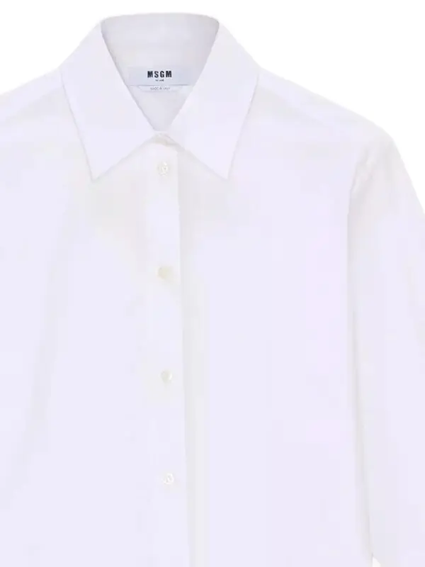 MSGM Collared Long Sleeve Shirt