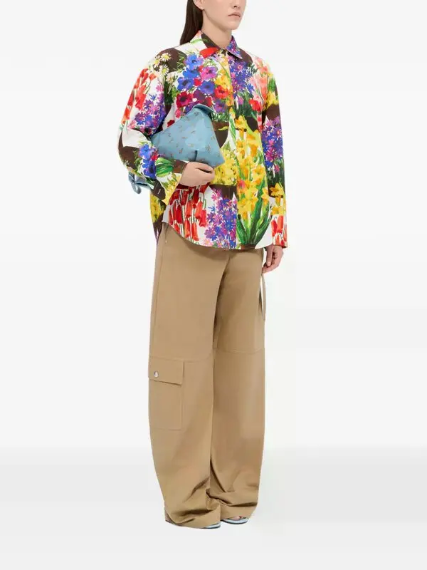 MSGM Floral Print Shirt