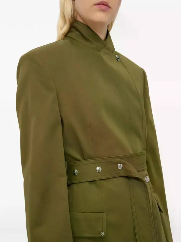 MSGM Buttoned Belted Jacket