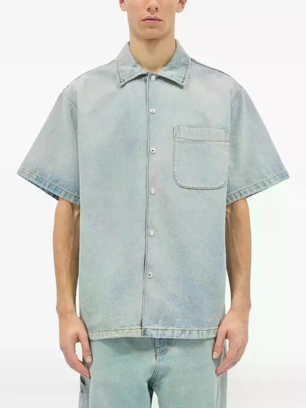 MSGM Short Sleeve Pocket Shirt