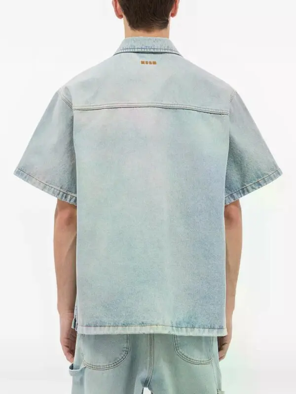 MSGM Short Sleeve Pocket Shirt