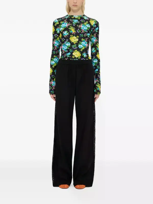 MSGM Lace Panel Trousers