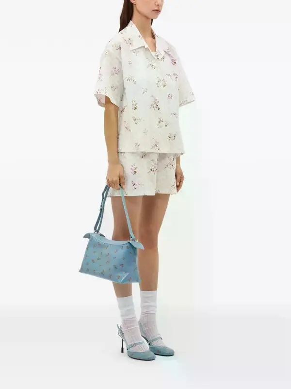 MSGM Floral-print Shorts