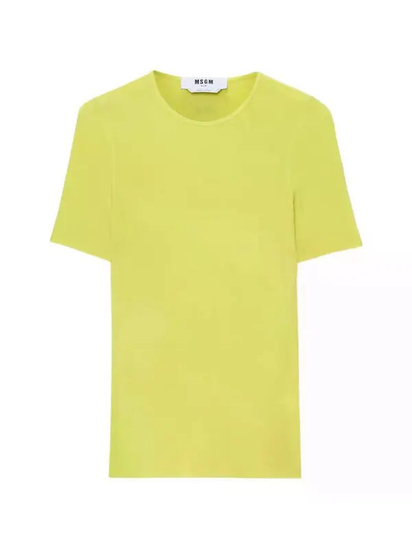 MSGM Logo-patch T-shirt