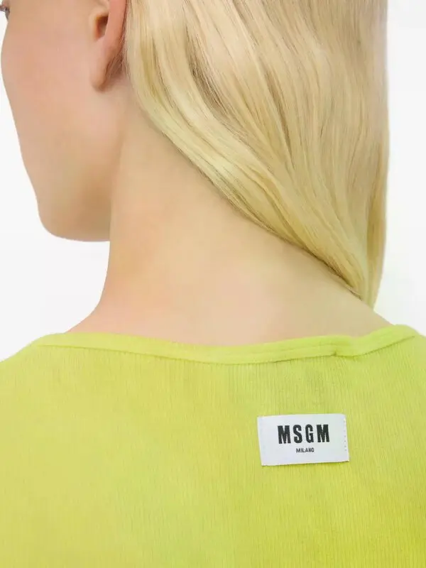 MSGM Logo-patch T-shirt