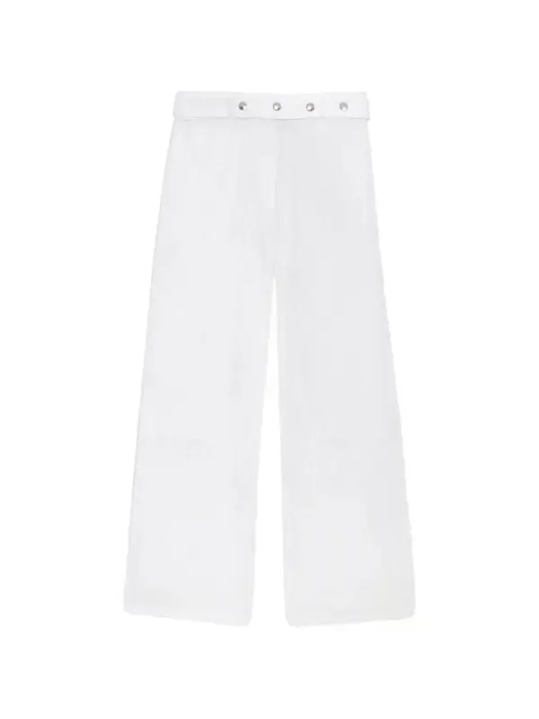 MSGM Eyelet Embellished Trousers