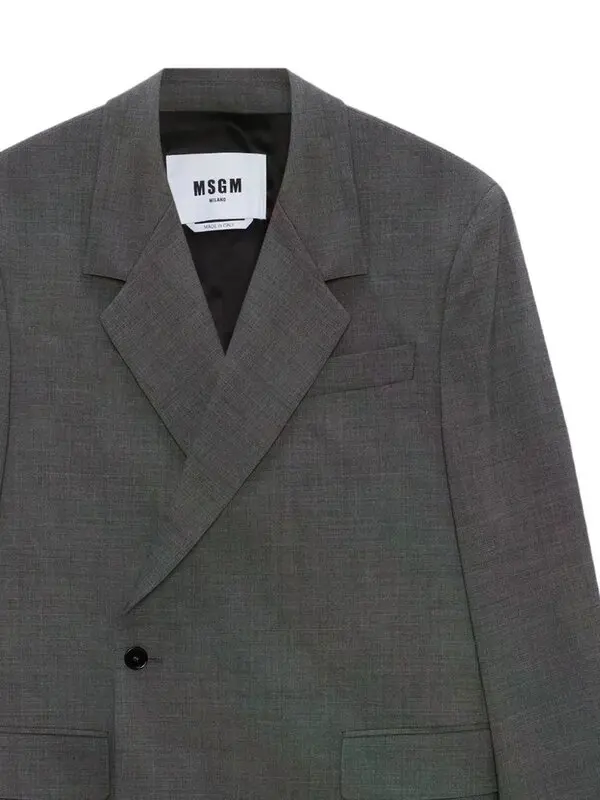 MSGM Double-breasted Blazer