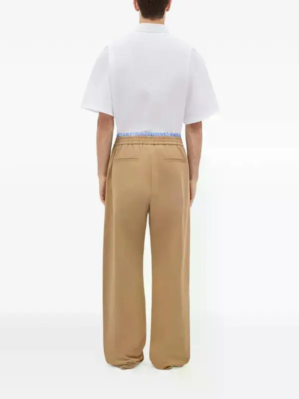MSGM Elasticated-waist Trousers