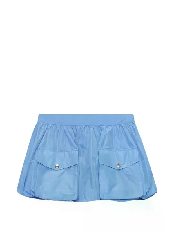 MSGM Flap-pocket Mini Skirt - Blue