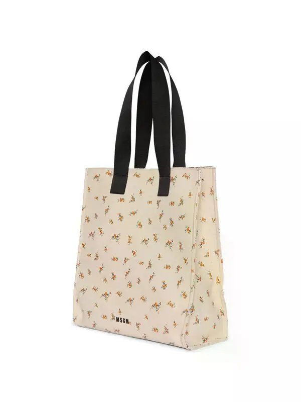 MSGM Floral-pattern Tote Bag