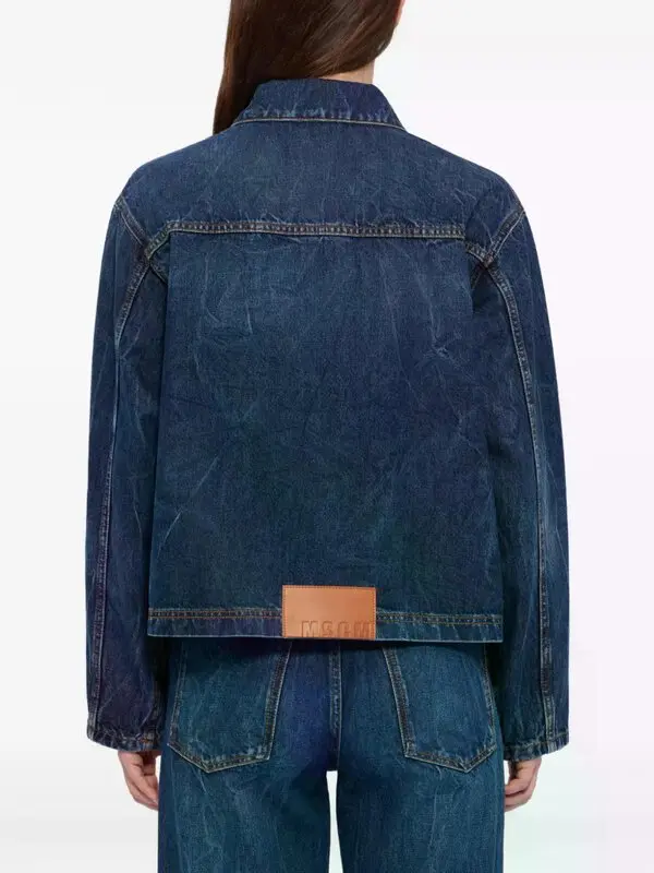 MSGM Patch-pocket Denim Jacket