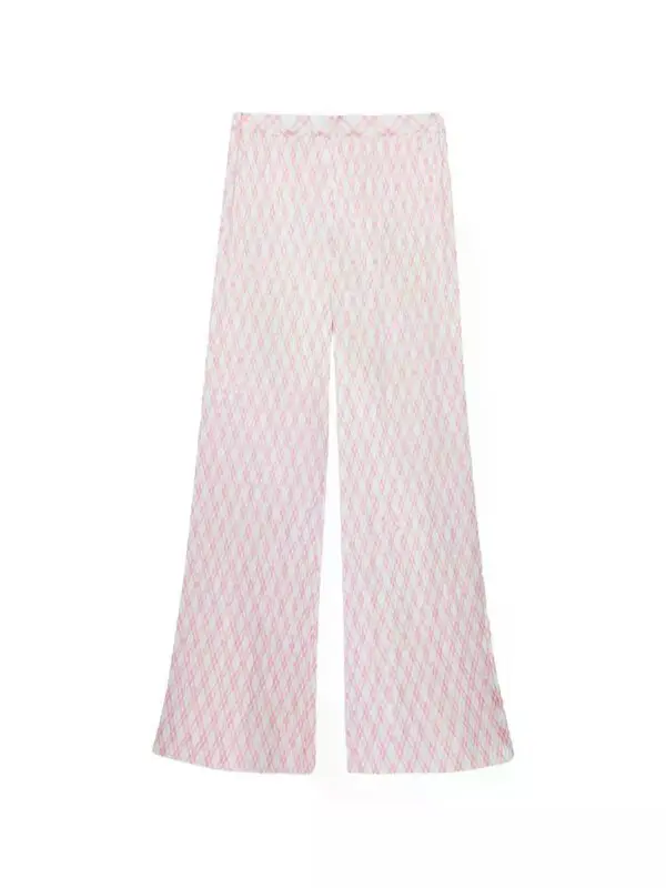 MSGM Pleated Checked Trousers