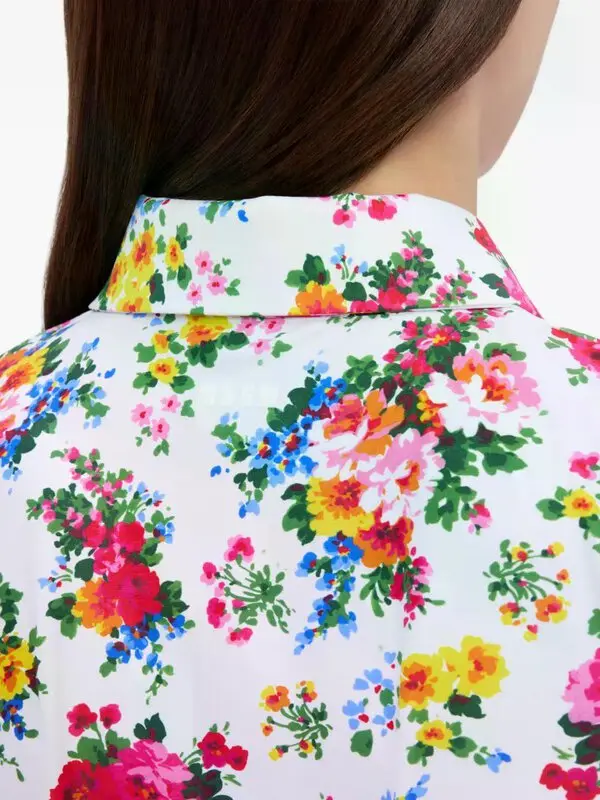 MSGM Floral-pattern Shirt
