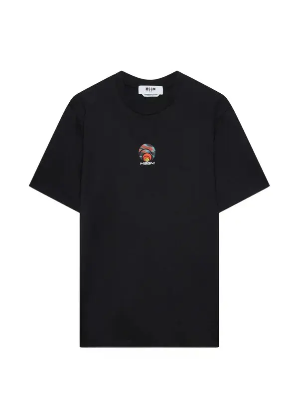 MSGM Graphic T-shirt - Black