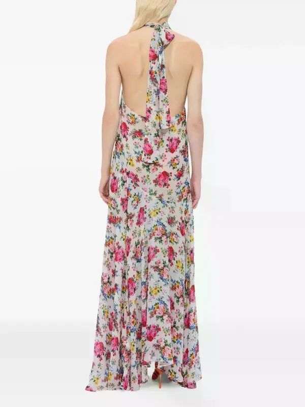 MSGM Floral-pattern Maxi Dress