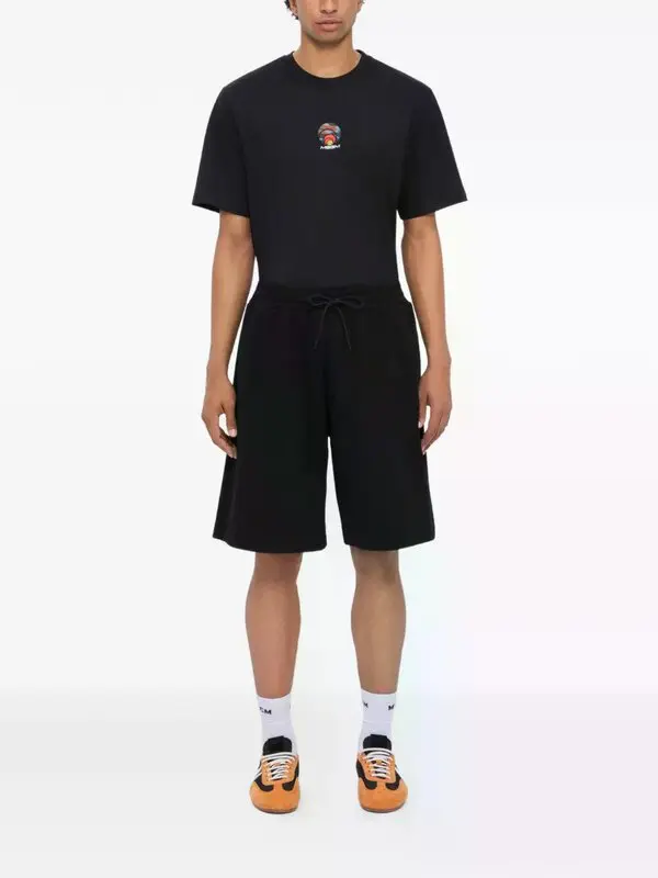 MSGM Drawstring Logo-detail Shorts