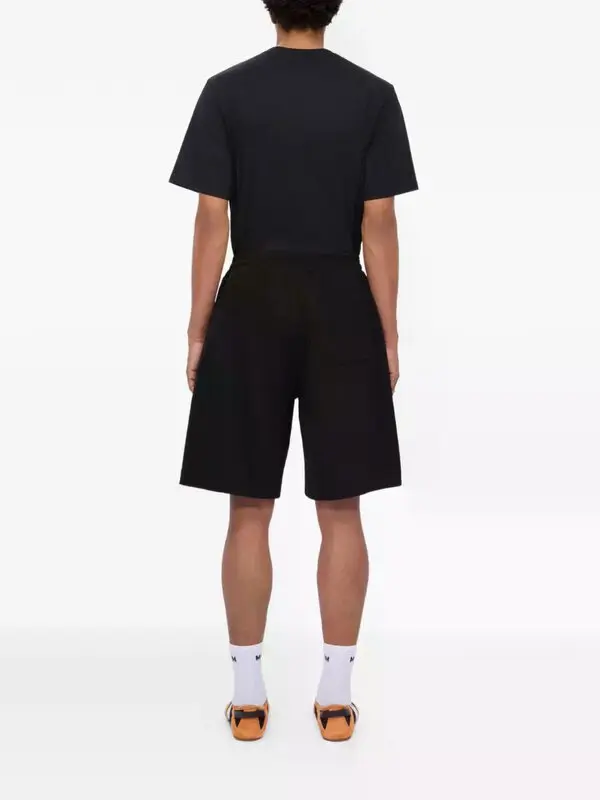 MSGM Drawstring Logo-detail Shorts