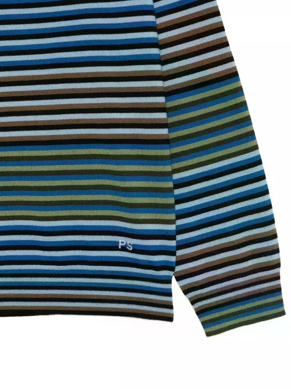 Paul Smith Striped Polo Sweater