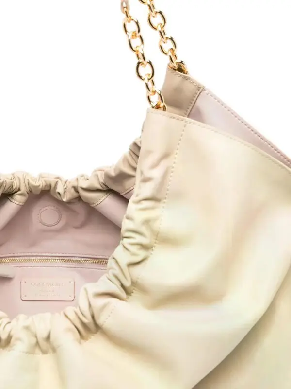 COCCINELLE Debossed Chain Shoulder Bag