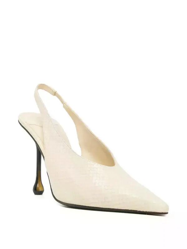 JIMMY CHOO 95mm Isa Pumps - Neutrals