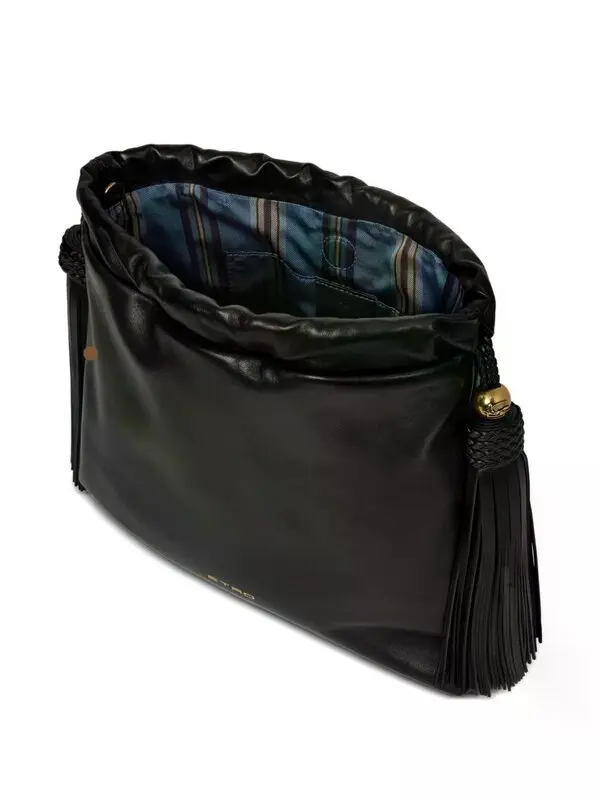 Etro Medium Kalispera Bag With Tassels - Black