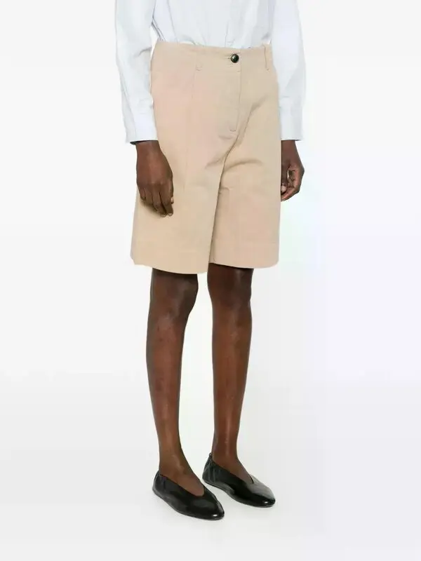 AIAYU Pleated Cotton Shorts