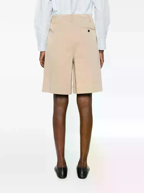 AIAYU Pleated Cotton Shorts