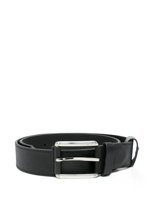 Karl Lagerfeld Leather Belt - Black