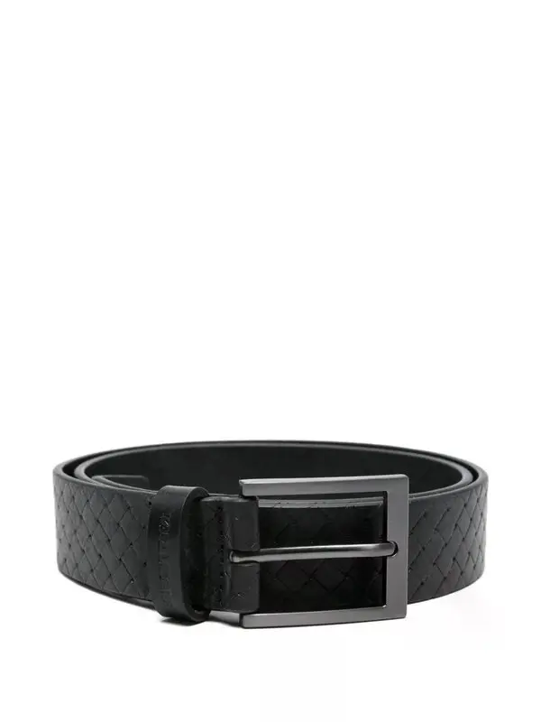 Karl Lagerfeld Leather Belt - Black