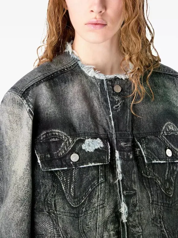Camper Denim Trucker Jacket - Black