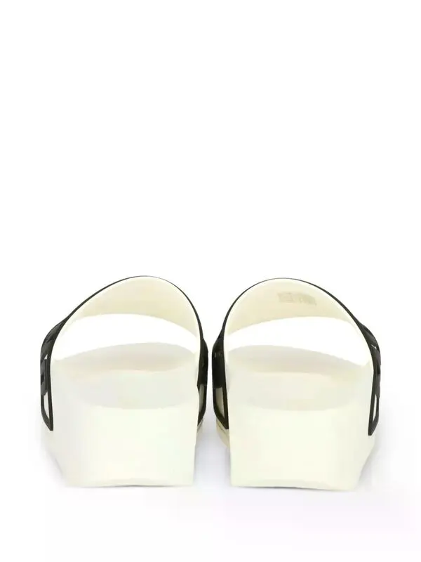 Moschino Logo Slide Sandals