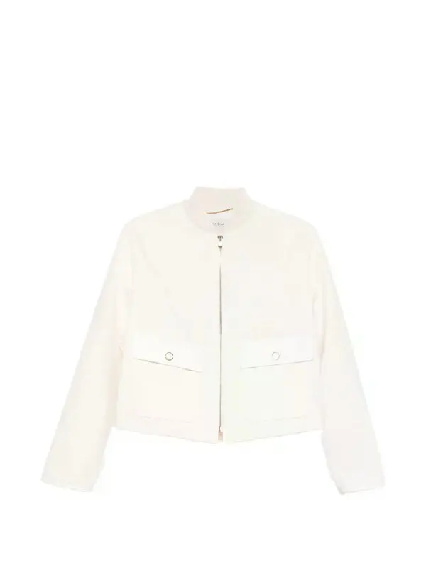 Agnona Zip-up Jacket - Neutrals