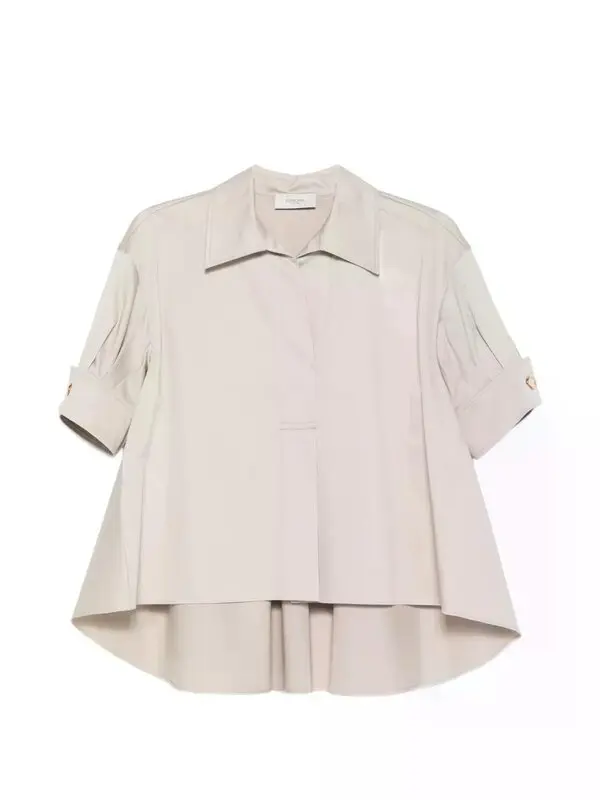 Agnona Pleated Blouse