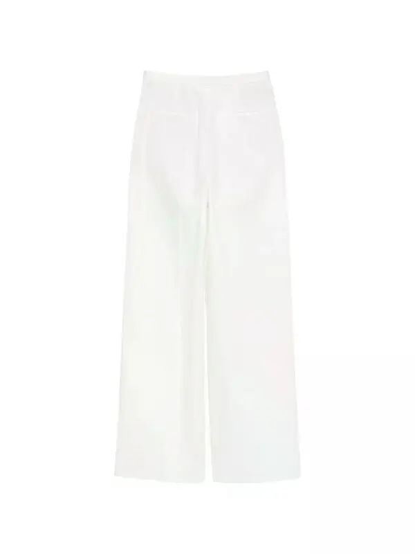 Agnona Concealed-fastening Wide Leg Trousers